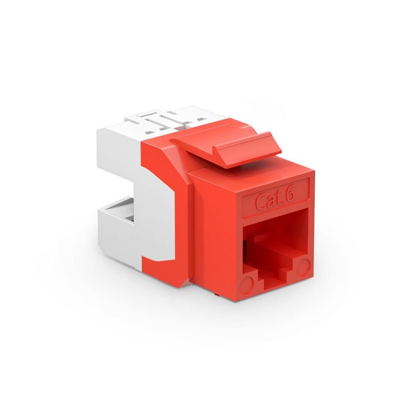 Buy D-Link Cat6 UTP 180° Punch Down Keystone Jack – Red Colour | Best ...